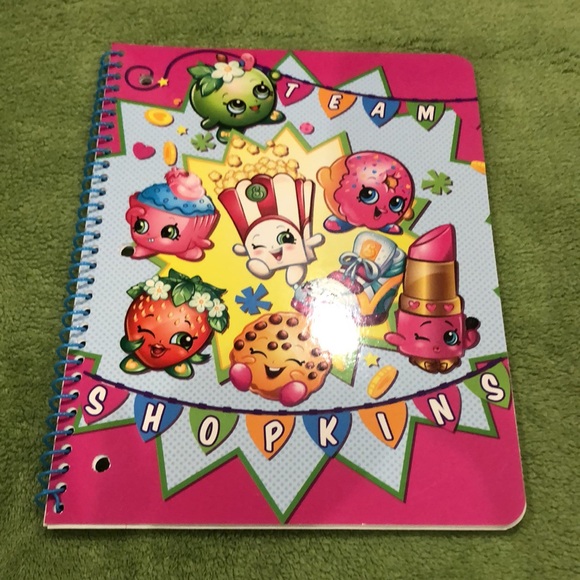 Shopkins | Office | Shopkins Spiral Notebook Pencils Sharpener School ...